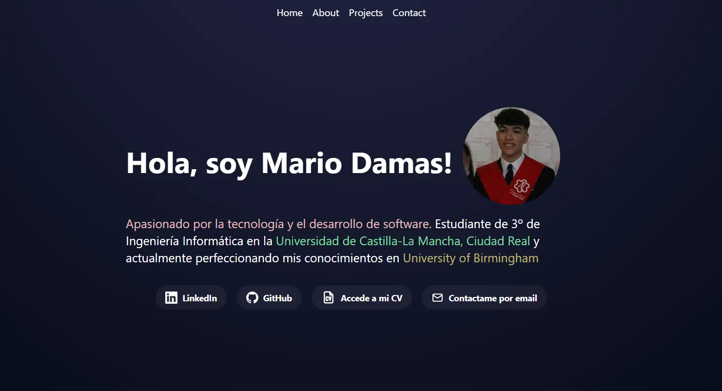 Mario Damas' Portfolio - Future Software Engineer 🚀